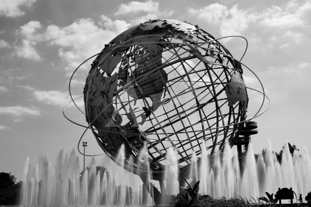 Unisphere at Worlds Fair Site Queens NY, Unframed Photo Wall Art Sold ...