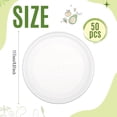 50 Pack Clear Deli Container Lids for 8/16/32oz Soup, Freezer ...