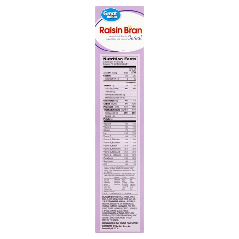 Raisin Bran Nutrition Facts