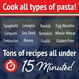 Fasta Pasta Microwave Pasta Cooker with Lid and Built-in Strainer ...