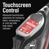 CHI 1800 Watts Titanium Ceramic Touchscreen Iron, Black - Walmart.com