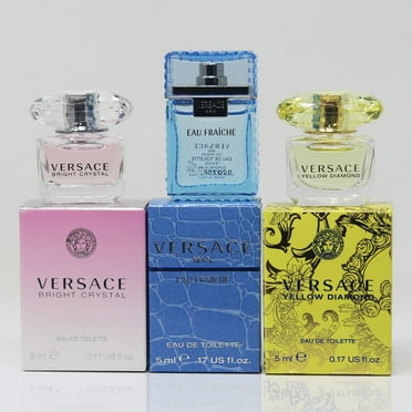 Versace Mini Fragrance Gift Set for Men and Women, 5 Pieces - Walmart.com