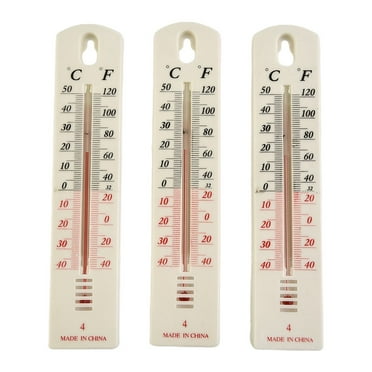 AcuRite 8" Analog Thermometer with Easy to Read Numbers; 8"x2"x0.62 ...