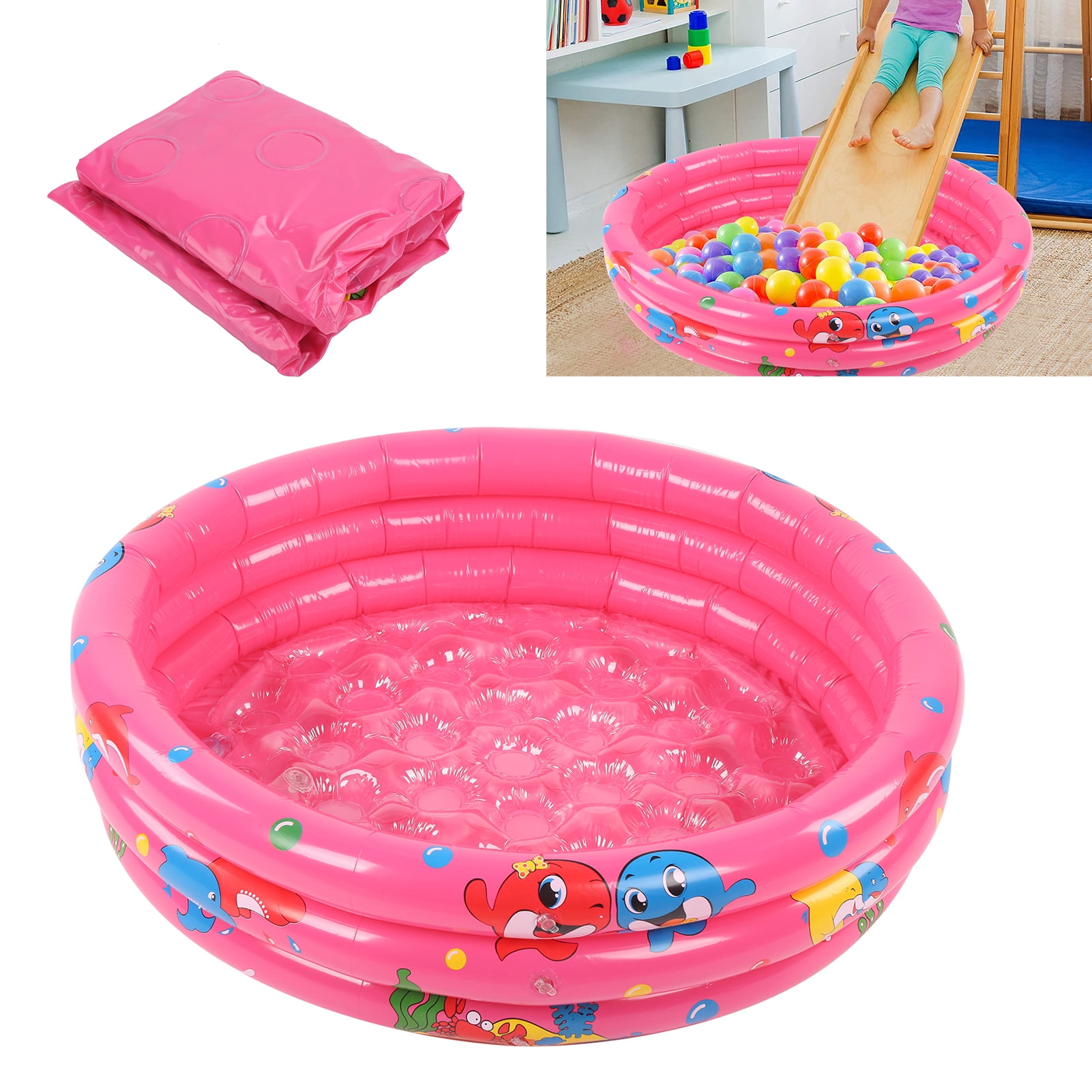 Piscina para Bebé, Juego de Agua redondo inflable para niños, piscina ...