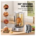 Shawarma Machine Vertical, Electric Countertop Grill, Stainless Steel ...