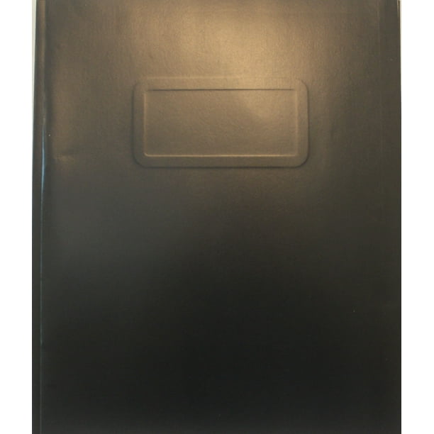 Pen + Gear Two Pocket Paper Folder, Solid Black Color, Letter Size ...