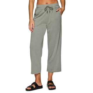 RealSize Women's French Terry Cloth Capri Pants with Pockets, XS-XXXL ...
