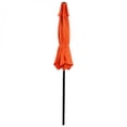 FENGFAN 7.5FT Patio Umbrella Push Button Tilt Crank Steel Orange 1Pack ...