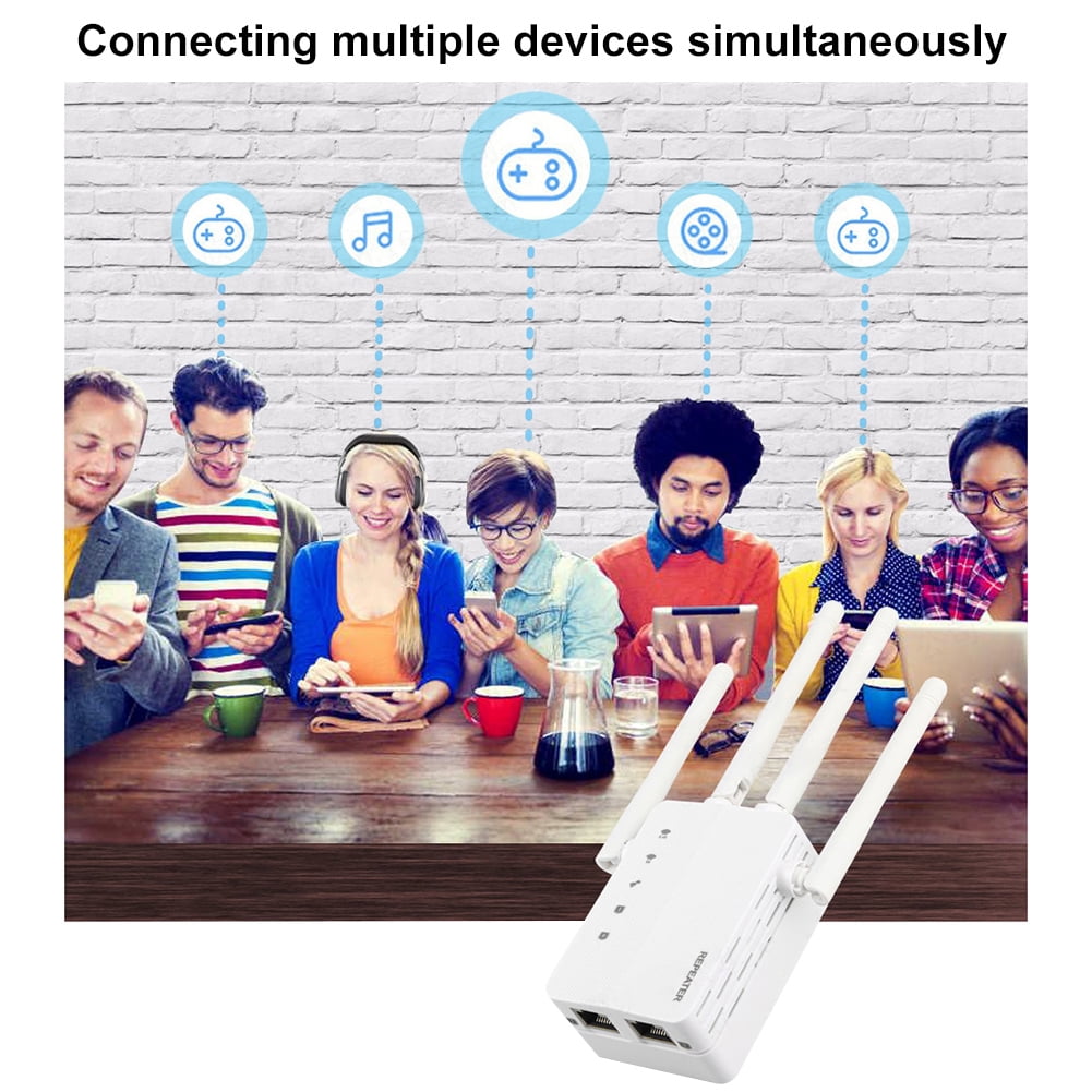 Amplificador WiFi AC1200M, extensor WiFi de 300Mbps/867Mbps ...