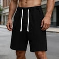 UAMVSH Mens Baggy Jean Shorts Casual Knee Length Denim Shorts Fashion ...