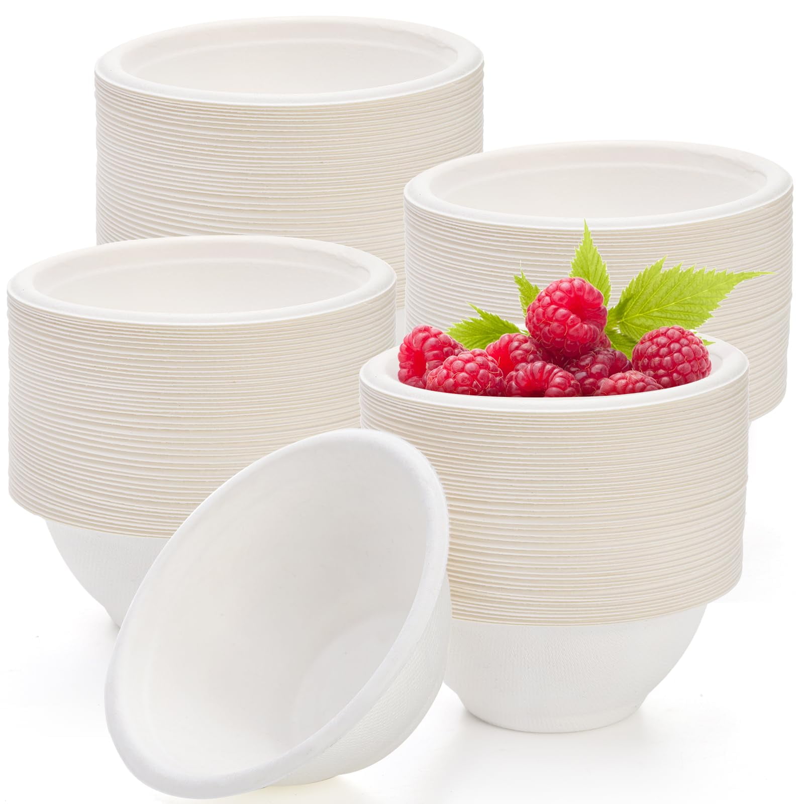 Click here for Yesland 250 Pack 8 Oz Natural Sugarcane Bowls  Whi... prices