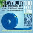 YUYAN-Pool Backwash Hose 1.5" x 100' - Heavy-Duty Pool Drain Hose ...