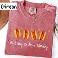 Bad Day To Be A Hotdog Shirt Cute Hotdogs Holding Sparklers Tee Funny ...