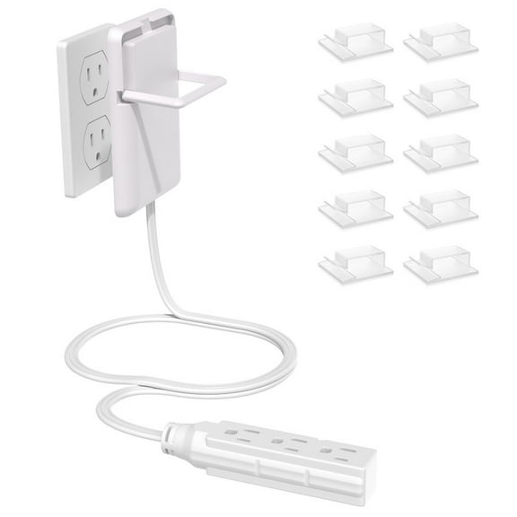 3FT Ultra Flat Plug Extension Cord Power Strip with 3 Outlets, Patented ...
