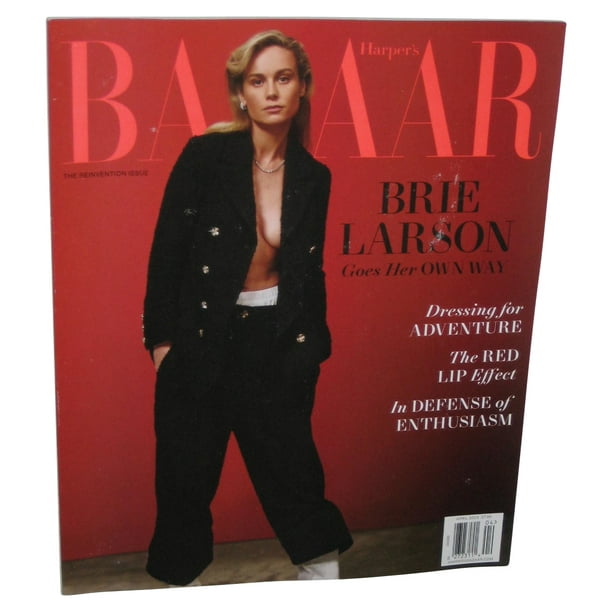 Harper's Bazaar Brie Larson Goes Her Own Way 2023 Magazine Book ...