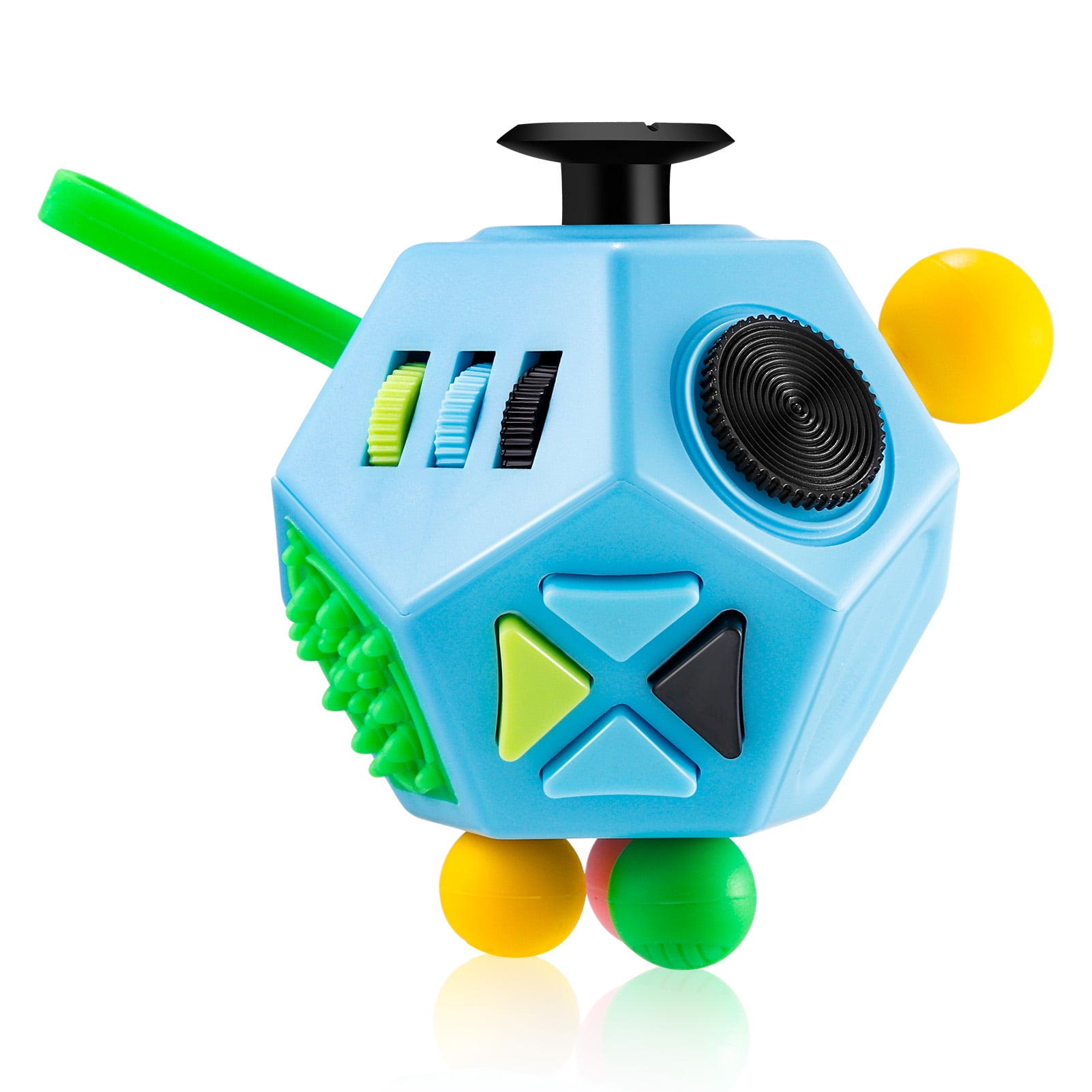 Handmade GREY Fidget Nidget fidgetworry stone for adults or children ...