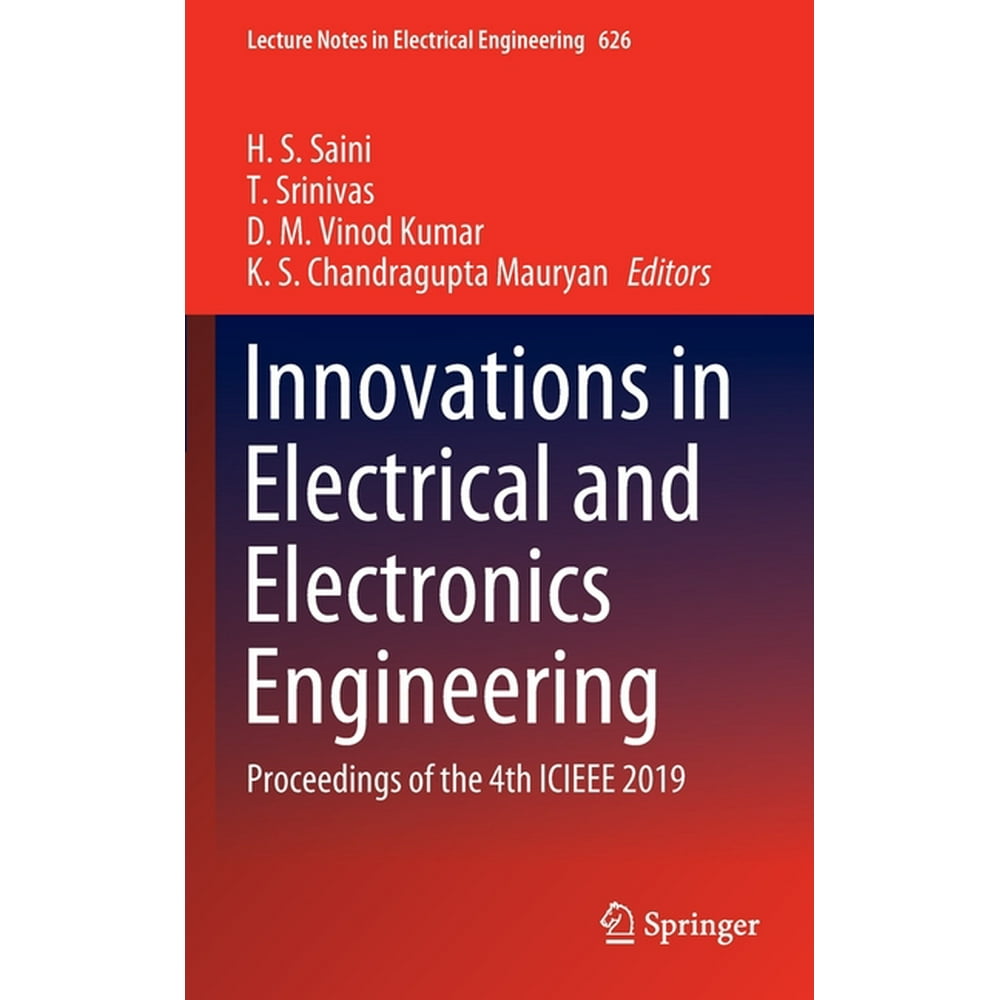 Lecture Notes In Electrical Engineering Innovations In Electrical And Electronics Engineering