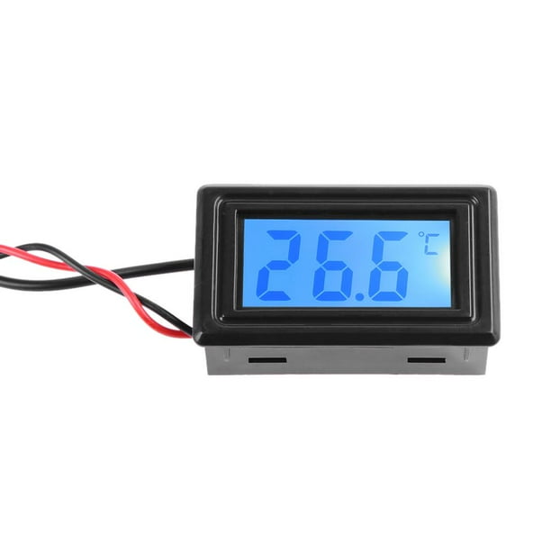 LED Digital Thermometer 3 Way Flow Meter for PC Water Cooling Liquid ...