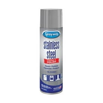 Sprayway SW841 Aerosol Stainless Steel Polish & Cleaner, 15 oz 15 oz can, Pack of 2 - Walmart.com