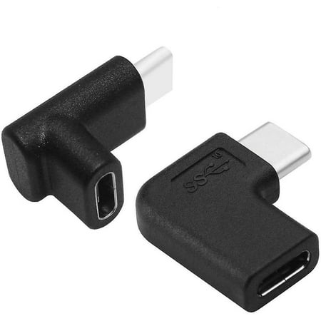 Usb C Angle Adapter [2 Pack] 90 Degree Usb C Type C Male To Female ...