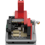 BricKunion Mini Module City Fast Food Shop Building Block Set - 188 ...