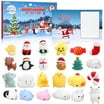Squishmallows 2.5"Micromallows Holiday Advent Calendar 2024 - 24pc ...