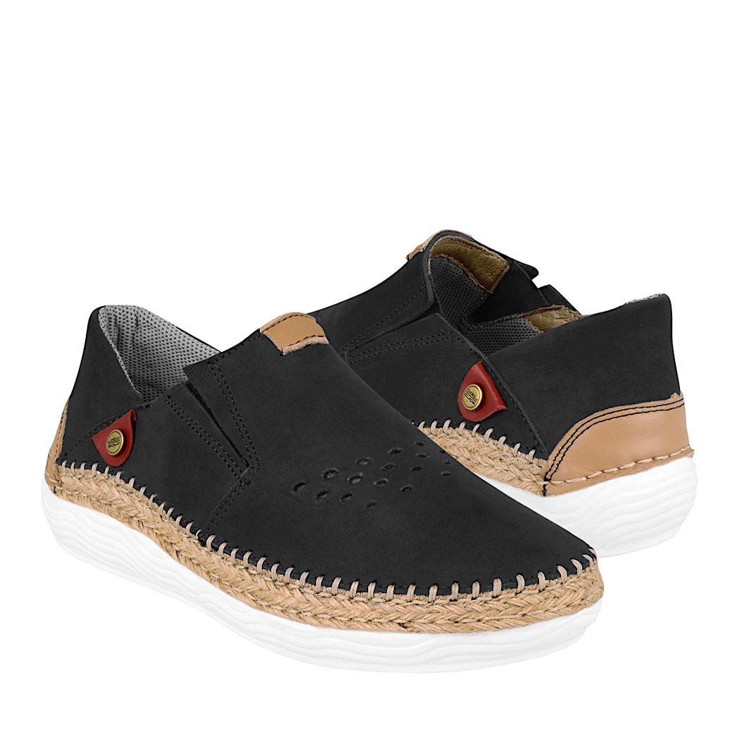 ZAPATOS CASUALES DAMA LOBO SOLO 5046 BUCK NEGRO Lobo Solo 5046 | Walmart en línea