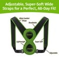 Hempvana Straight 8 Adjustable Lightweight Posture Corrector Brace ...