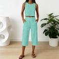 Two Piece Sets for Women Dressy Casual Plus Size Summer 2026 Sleeveless ...