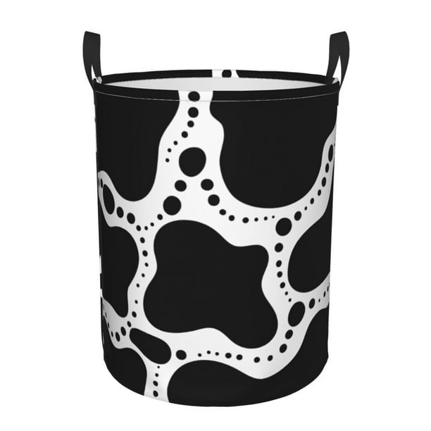 DouZhe Waterproof Collapsible Large Laundry Baskets, Abstract Cow ...