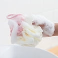 4pcs Bath Shower Loofah Sponge Pouf Body Wash Scrubber,bath Sponge Bath
