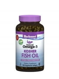 Bluebonnet Natural Omega-3 Kosher Fish Oil, 60ct - Walmart.com