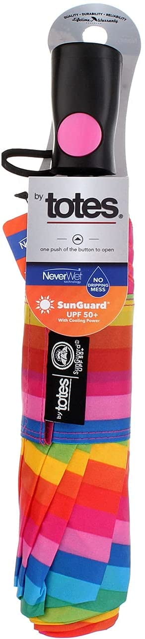 Totes Umbrella Sun Guard Upf #50+ Assorted Color/Pattern, 1 Ea, 2 Pack ...