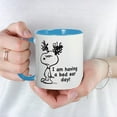 CafePress - Snoopy: Bad Ear Day Large Mug - 11 oz Ceramic Mug - Novelty ...