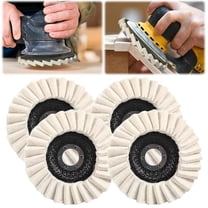 Wool Felt Flap Polishing Disc, 2025 New 4 Inch Wool Felt Polishing ...