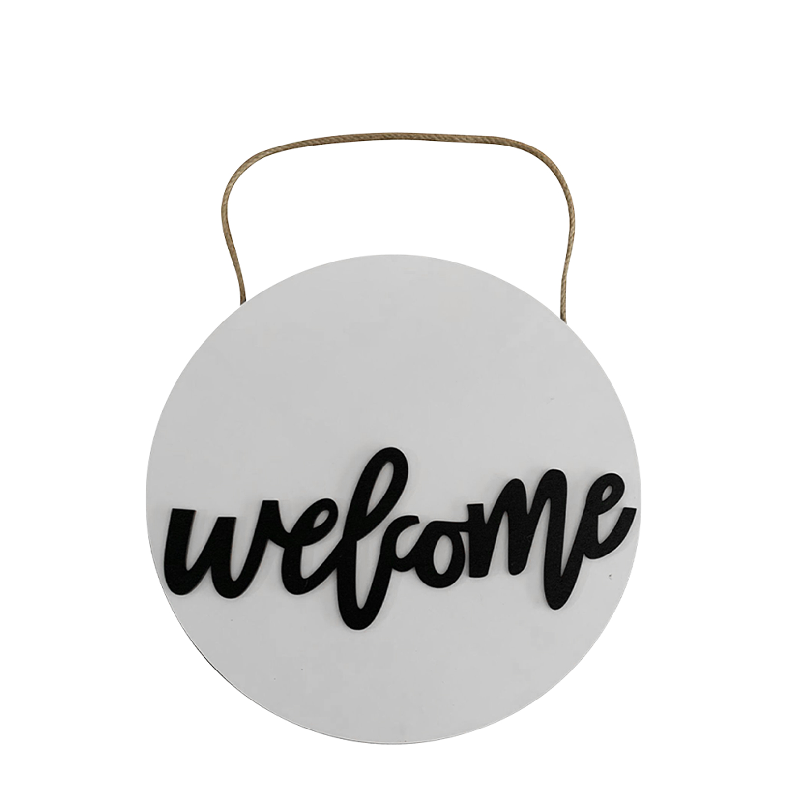 Home Decor Indoor Outdoor Door Sign Welcome Hello Crafts Hanging Plaque ...