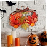 Hobeauty Halloween Wreath Frame Diy Pumpkin Wreath Frame Autumn Harvest ...