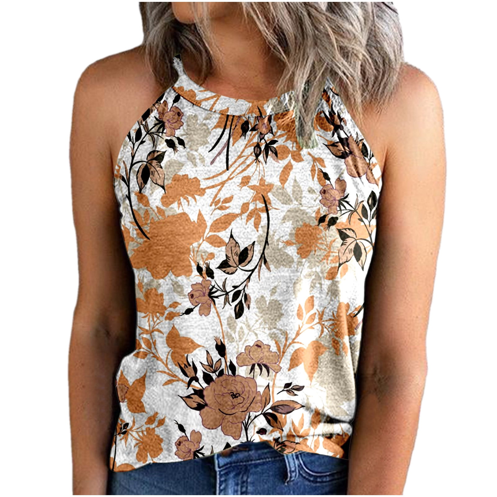 Click here for Rkstn Womens Tank Tops Summer Sleeveless Halter Te... prices