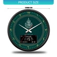 Attractive 13 Inch Round Wall Clock Retro Roman Numerals With Multiple ...