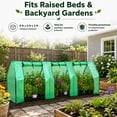 Mini Green House 9ft, Portable Greenhouse for Outdoors with PE Cover ...