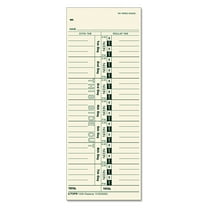 TOPS Time Cards for Pyramid 1000 Time Clock 1291 - Walmart.com