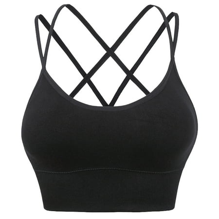 Women's Invisibles Comfort Seamless Wireless Skinny Strap Retro ...