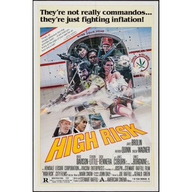 High Risk poster Metal Sign Art Print 8x12 Unframed, Age: Adults Poster ...