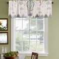 2 Pack Animal Hot Air Balloon Valance for Window Panda Elephant Bear ...