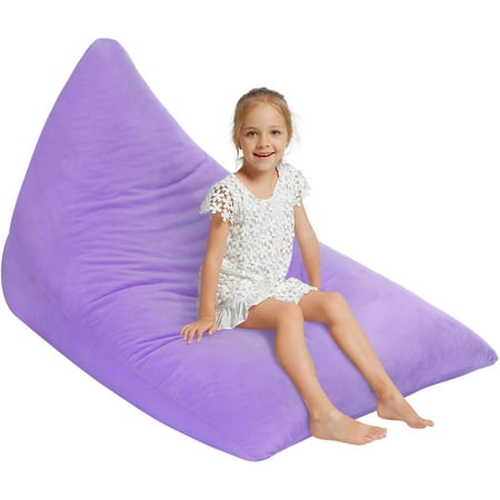 HHHC Stuffed Animal Storage, Empty Bean Bag Chair for Toy Storage ...