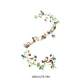 OutmaxHome 4th of July Patriotic Garland, 78.7 Inch Red White Blue ...