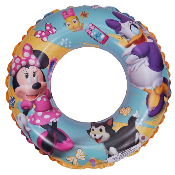 Disney Girls Minnie Mouse Daisy Inflatable Swim Ring 17.5" - Walmart ...