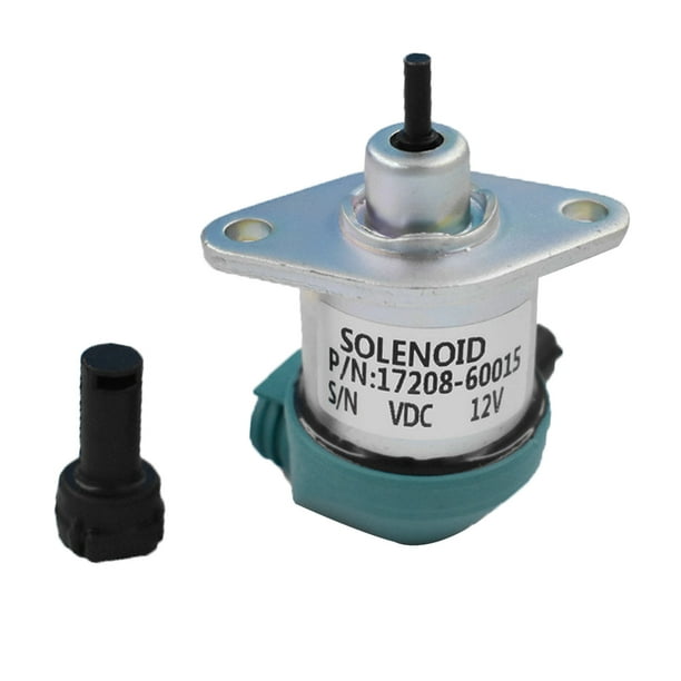 LABLT New Fuel Shut Off Solenoid 17208-60010 17208-60015 for Kubota ...