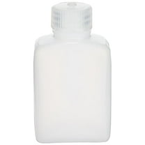 Nalgene HDPE Plastic Wide Mouth Rectangular Storage Bottle - 4 oz ...