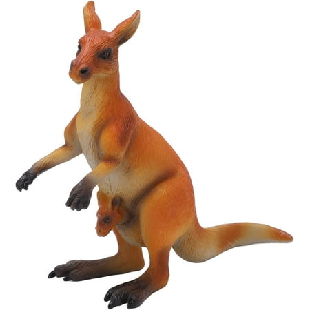 Kangaroo Model, High Simulation Wild Animal Model Vivid Animal Figurine ...